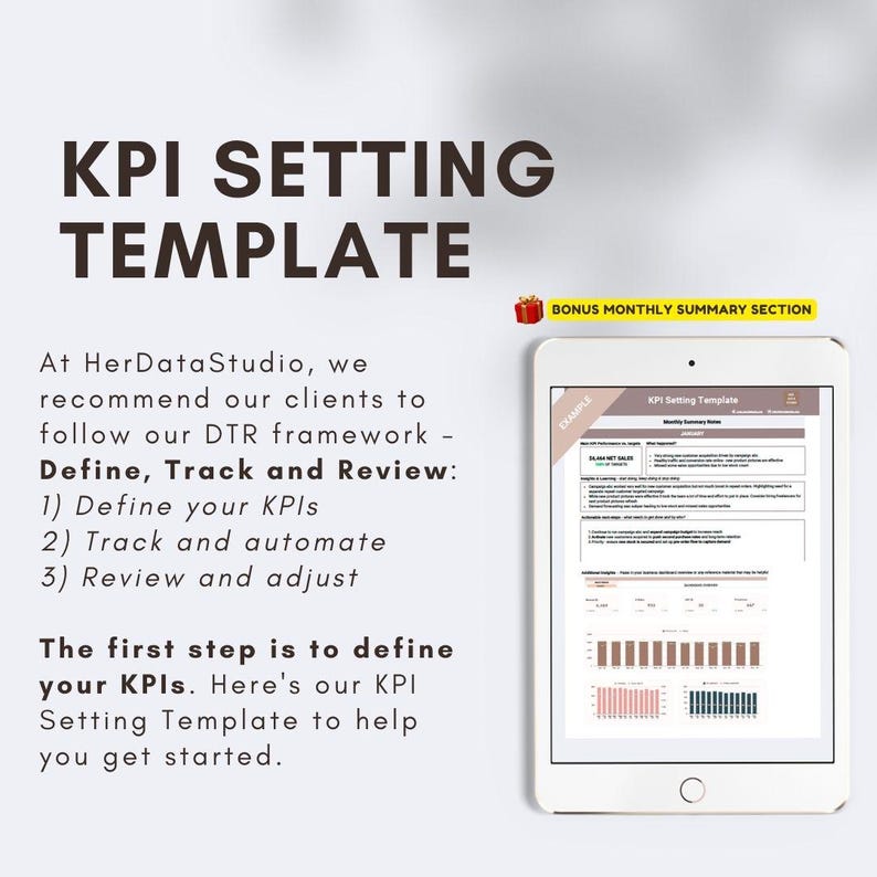 Defining Your Kpis - Step by Step Template With Guiding Questions to ...