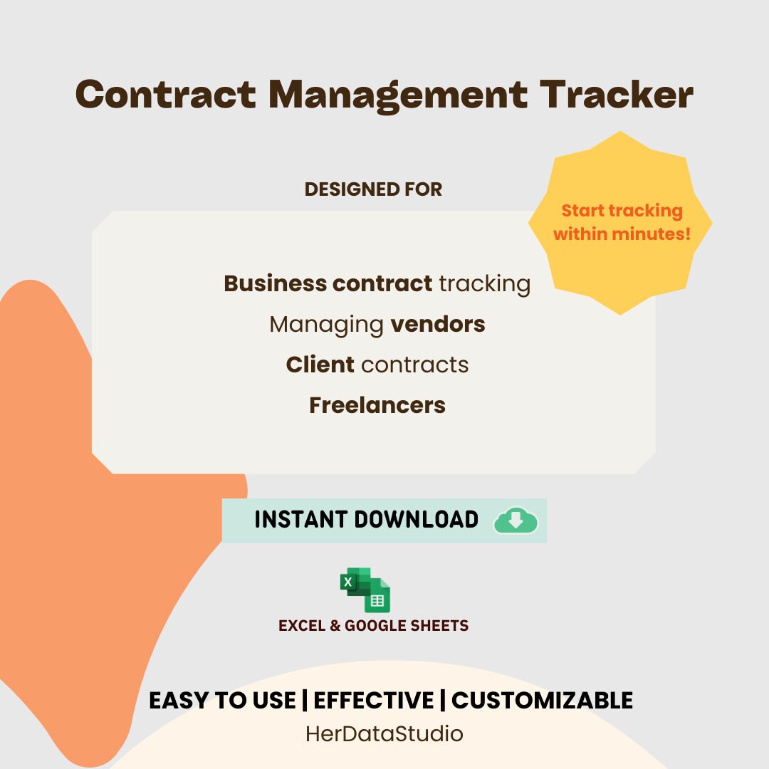 The Contract Management Tracker Report - Manage Your Contracts ...