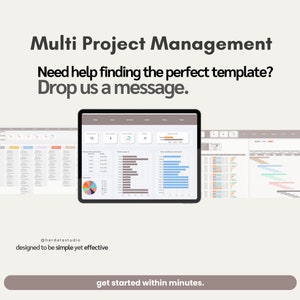Multi Project Manager | Kanban Status Board, GANTT Timeline, Budget Tracking- Premium Version in ...