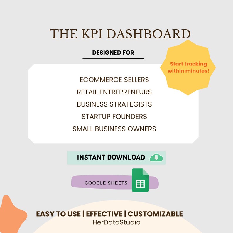 Business Performance Tracker KPI Dashboard Weekly Tracker With Monthly ...