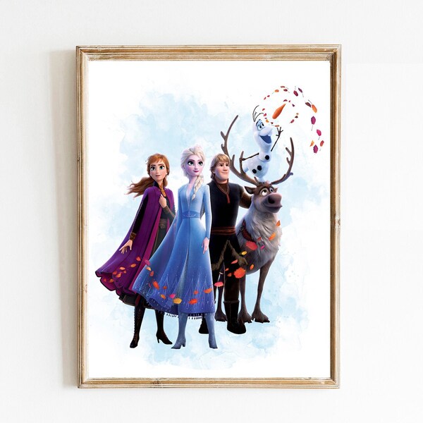 Frozen Poster - Etsy