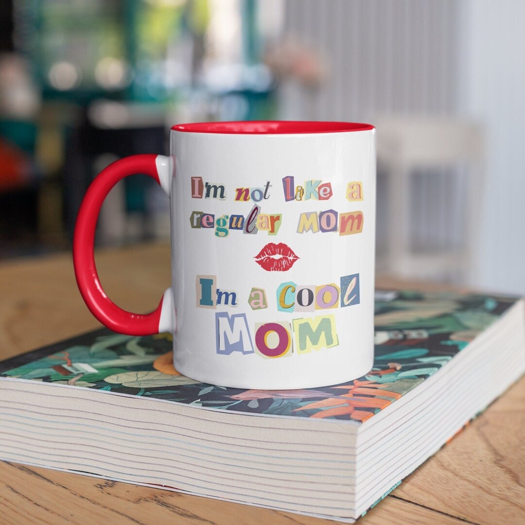 Cool Mom Mug, Custom Mama Mug, Personalized Retro Gift for Mom, Mother ...