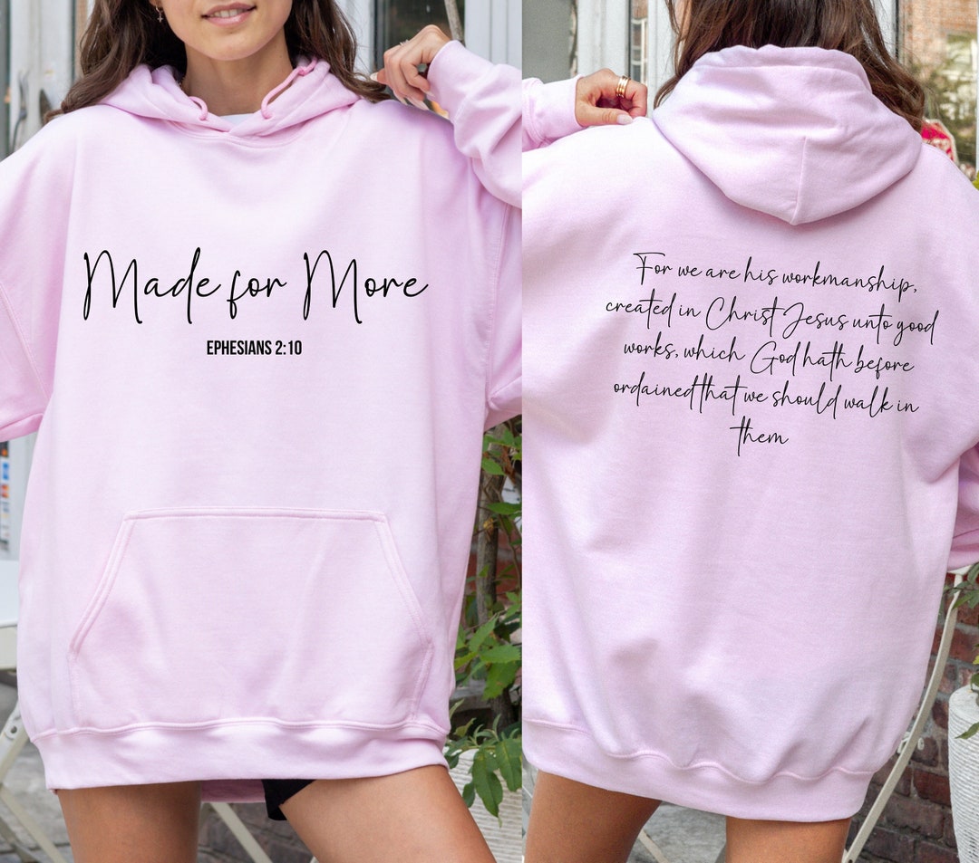 Made for More Christian Shirts Christian Sweatshirt Bible Verse Shirt ...