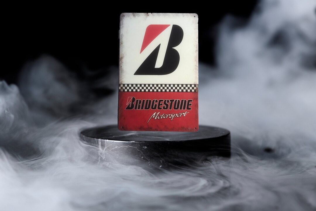Vintage Style Metal Wall Plaque - Bridgestone Sport Auto - Vintage ...