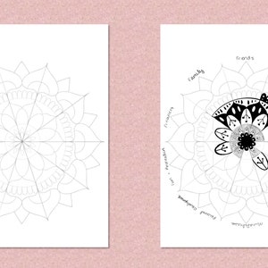 Level 10 Life Mandala Bullet Journal Journal Pages Goal Planner Goal ...