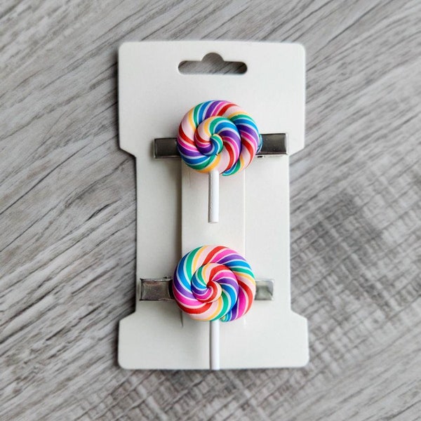 Lollipop Hair Clip - Etsy