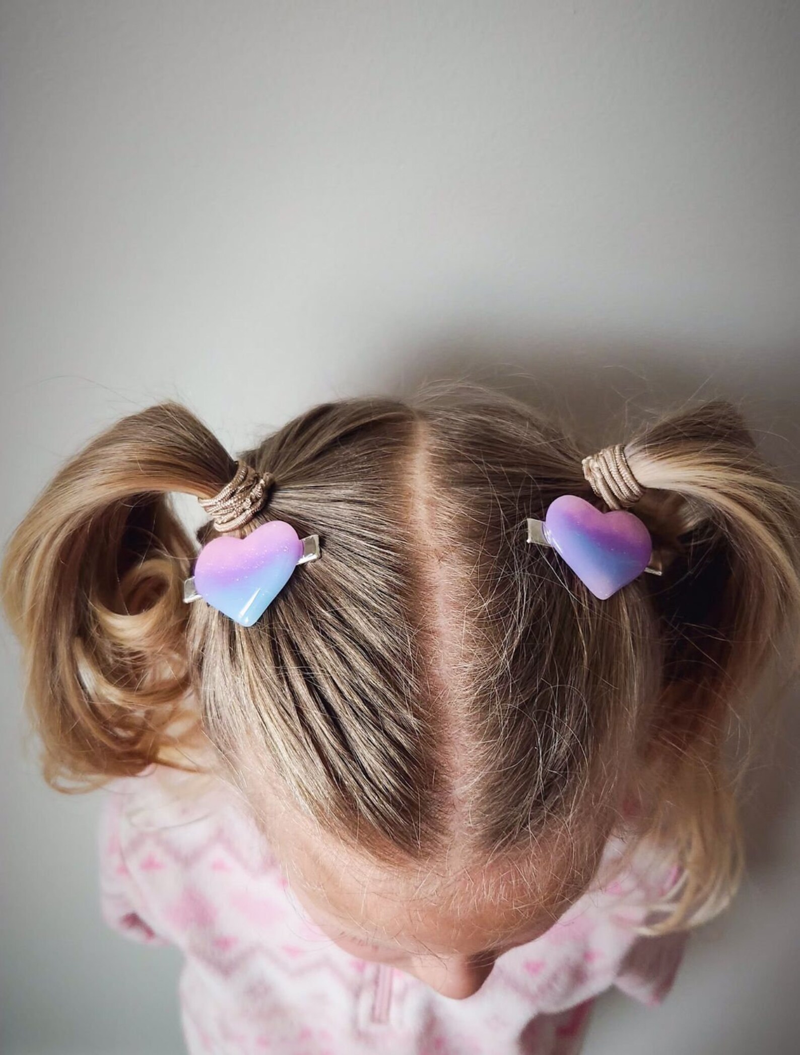 Heart Hair Clip Set - Etsy