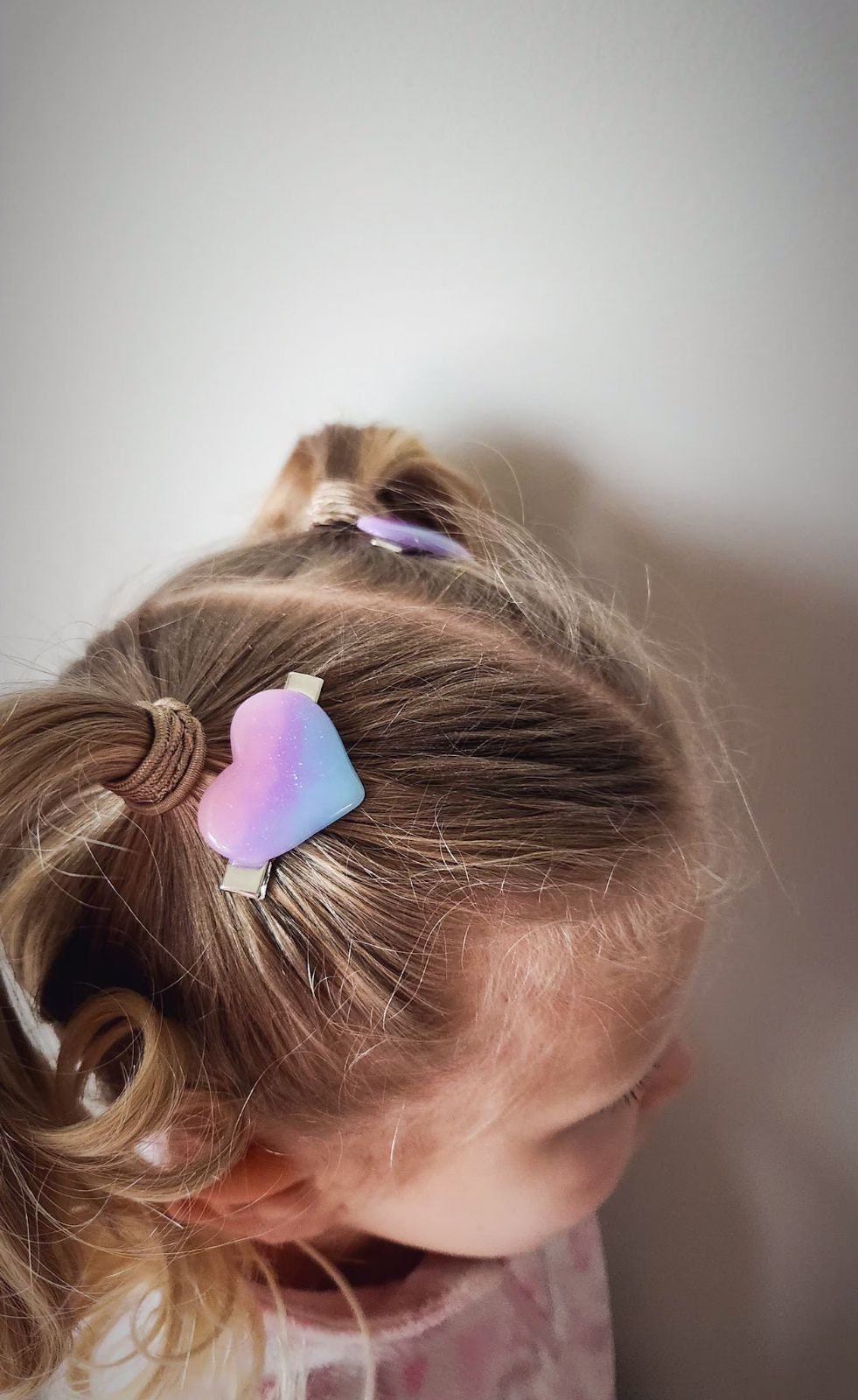 Heart Hair Clip Set - Etsy