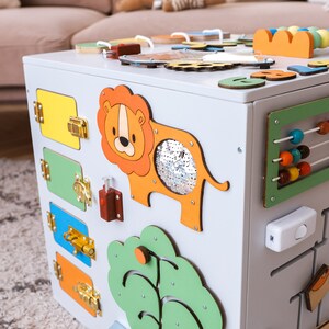 Customizable Activity Cube for Toddlers - Educational Toy With ...