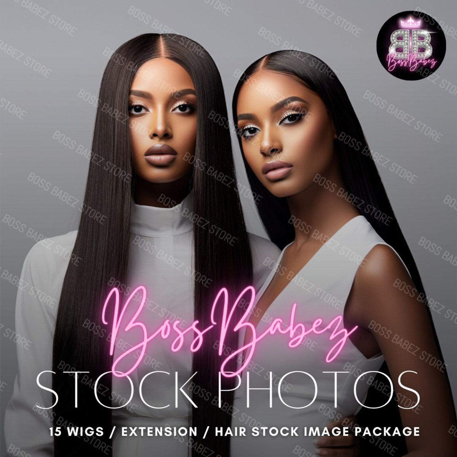 15 African American Model Stock Image Bundle Pack, Beauty Stock Photos ...