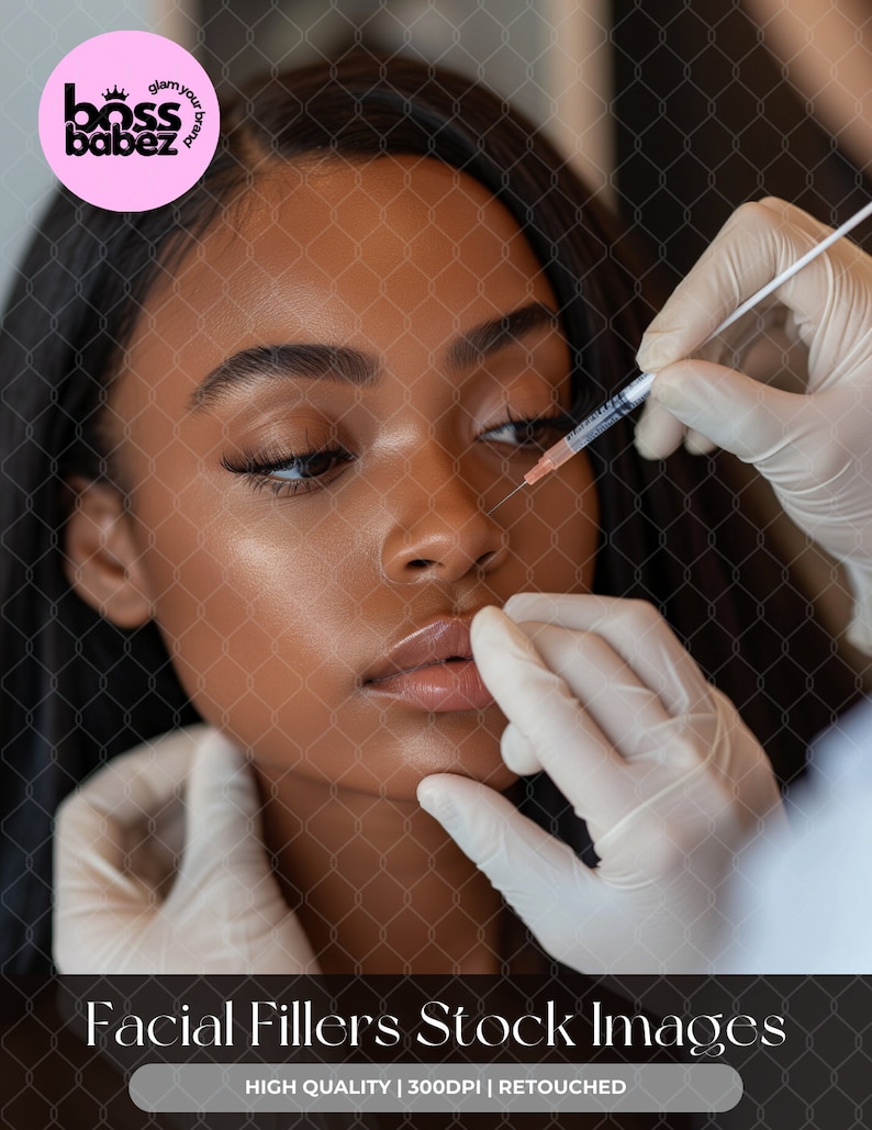 Beauty Botox Filler Model Stock Photos: Skincare Med Spa Images ...