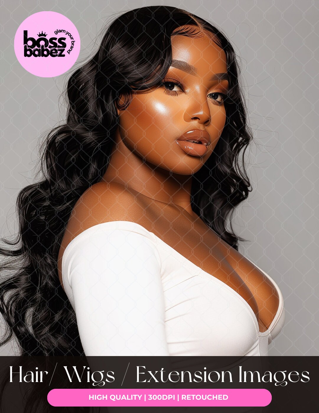 LADY ELEGANCE BUNDLE 15 Stock Image Bundle African American Model, Beauty Stock Photos, Hair ...