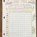 Debt Free Tracker Payoff Chart Budgeting Tool 12 Month Etsy