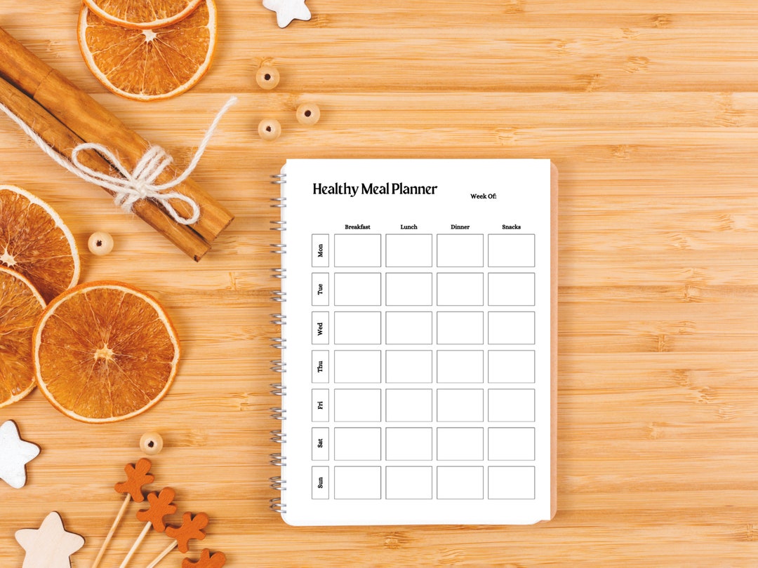 Healthy Meal Planner, Digital Planner, Meal Planner, Digital Planner ...