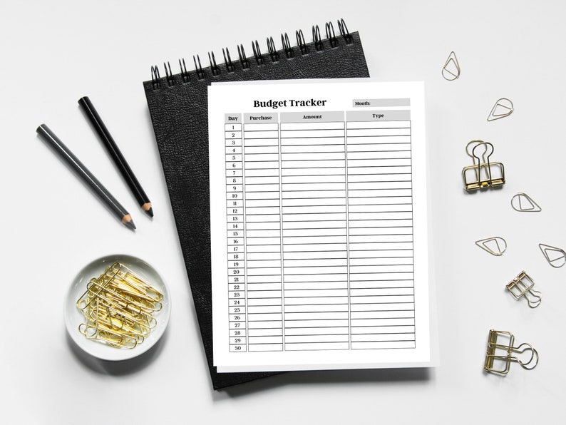 Budget Planner Printable, Finance Tracker, Finance Planner, Printable ...