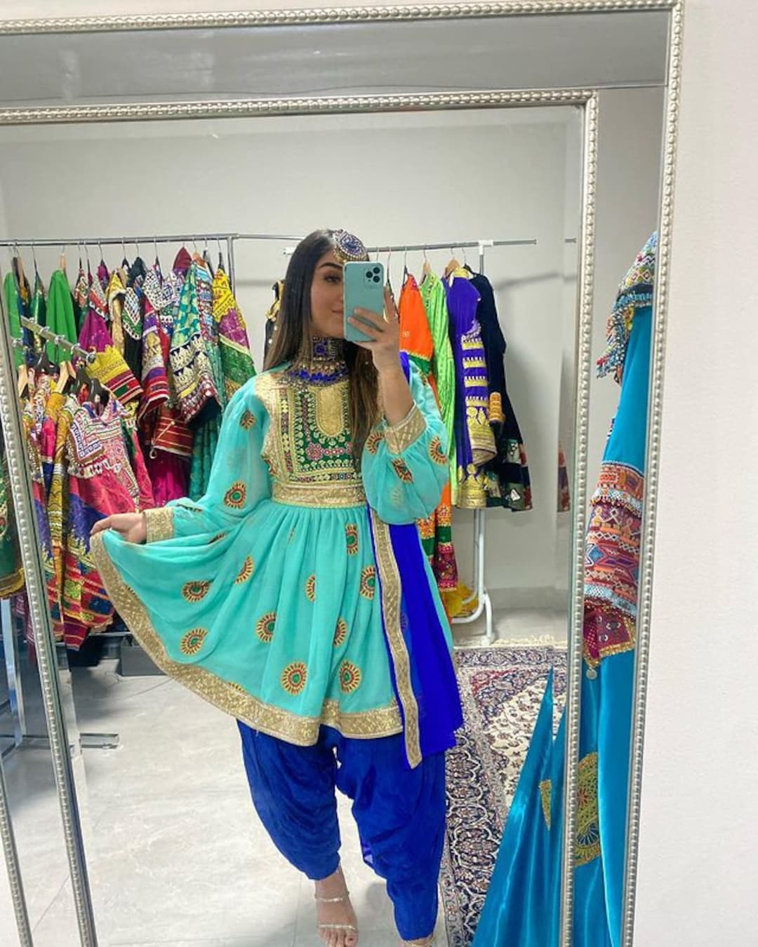 Aryan Afghan Handmade Traditional Afghan Dress Afghan Women Kuchi Girl ...