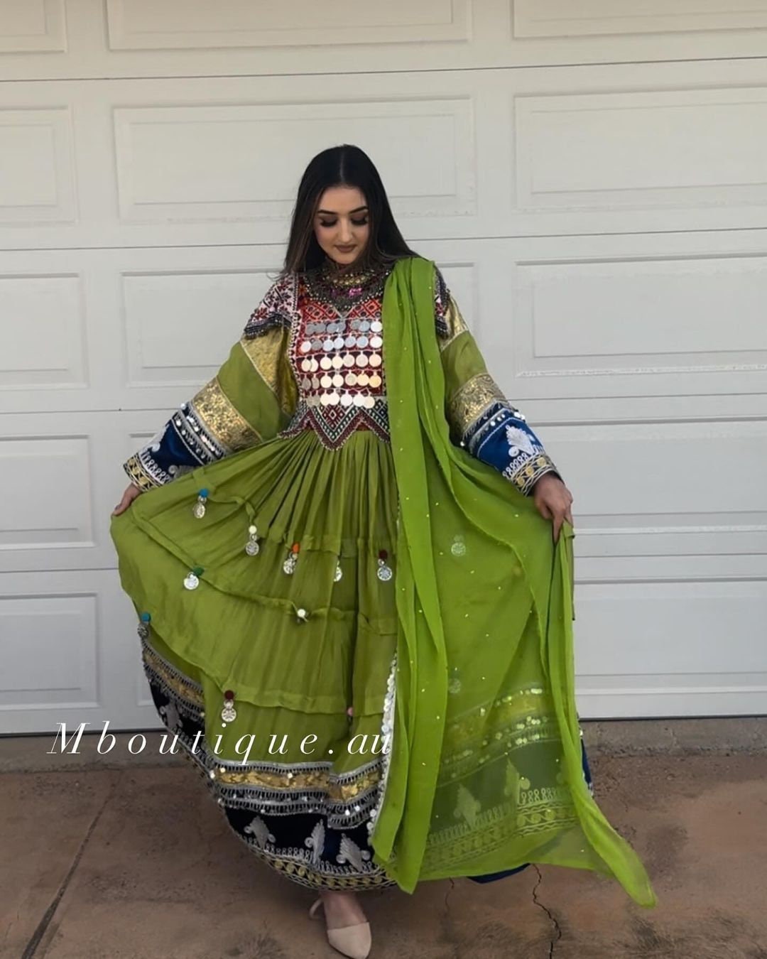 Afghan Cloth for Afghan Women Treditional Handmade Afghan Kuchi Dress ...