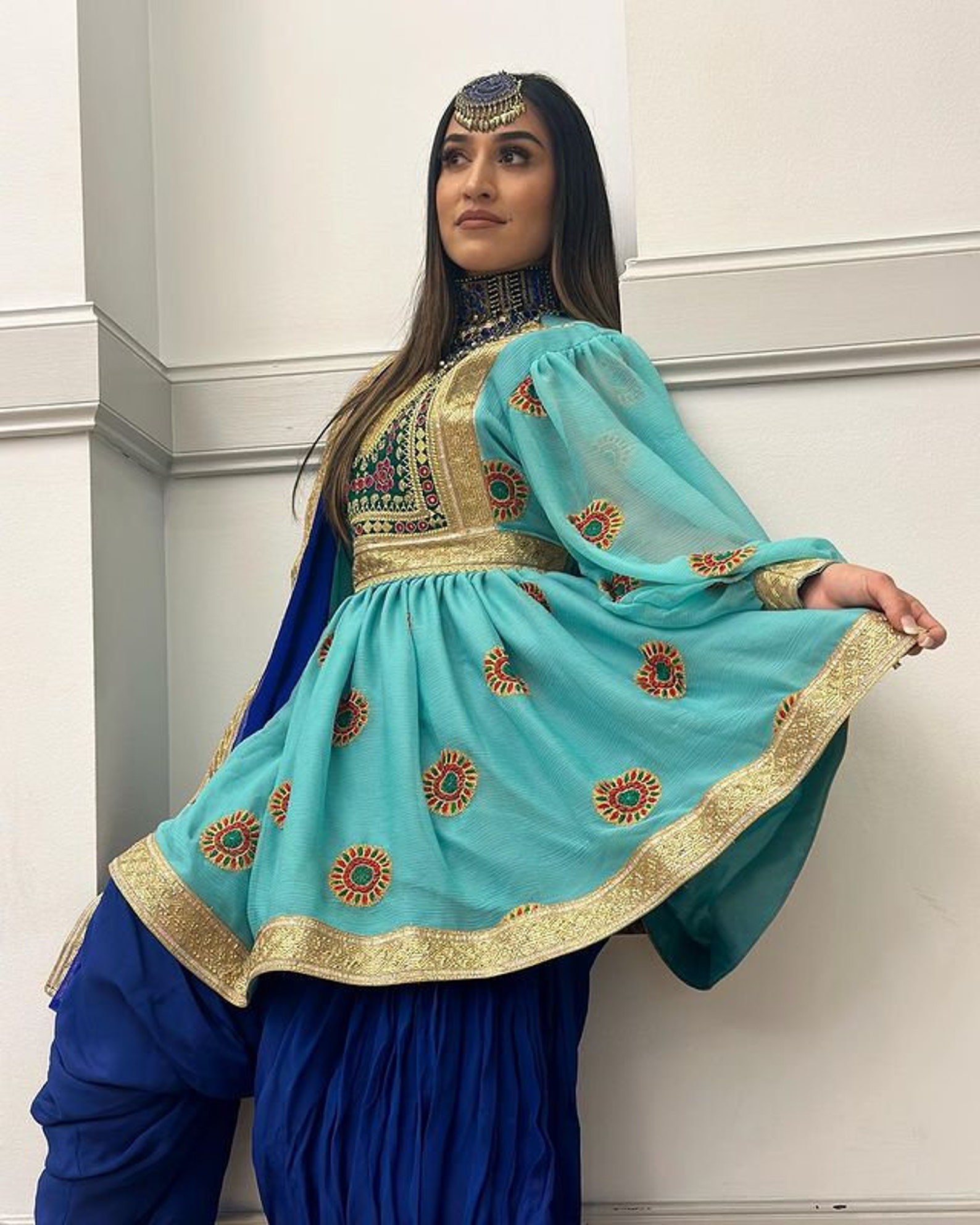 Aryan Afghan Handmade Traditional Afghan Dress Afghan Women Kuchi Girl ...