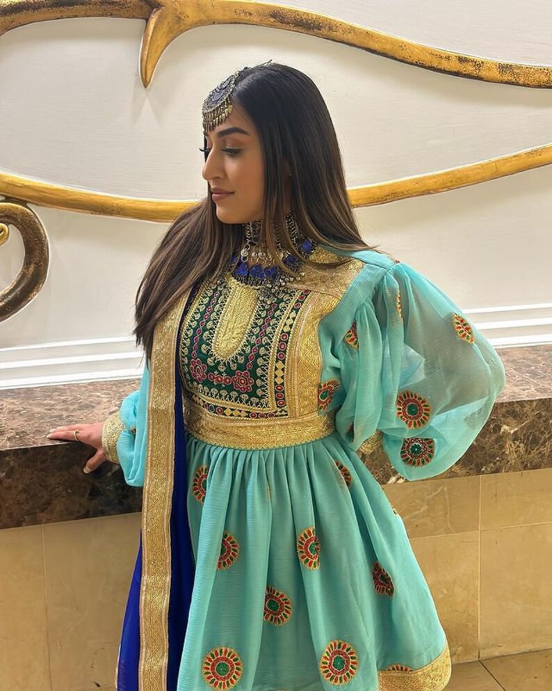 Aryan Afghan Handmade Traditional Afghan Dress Afghan Women Kuchi Girl ...
