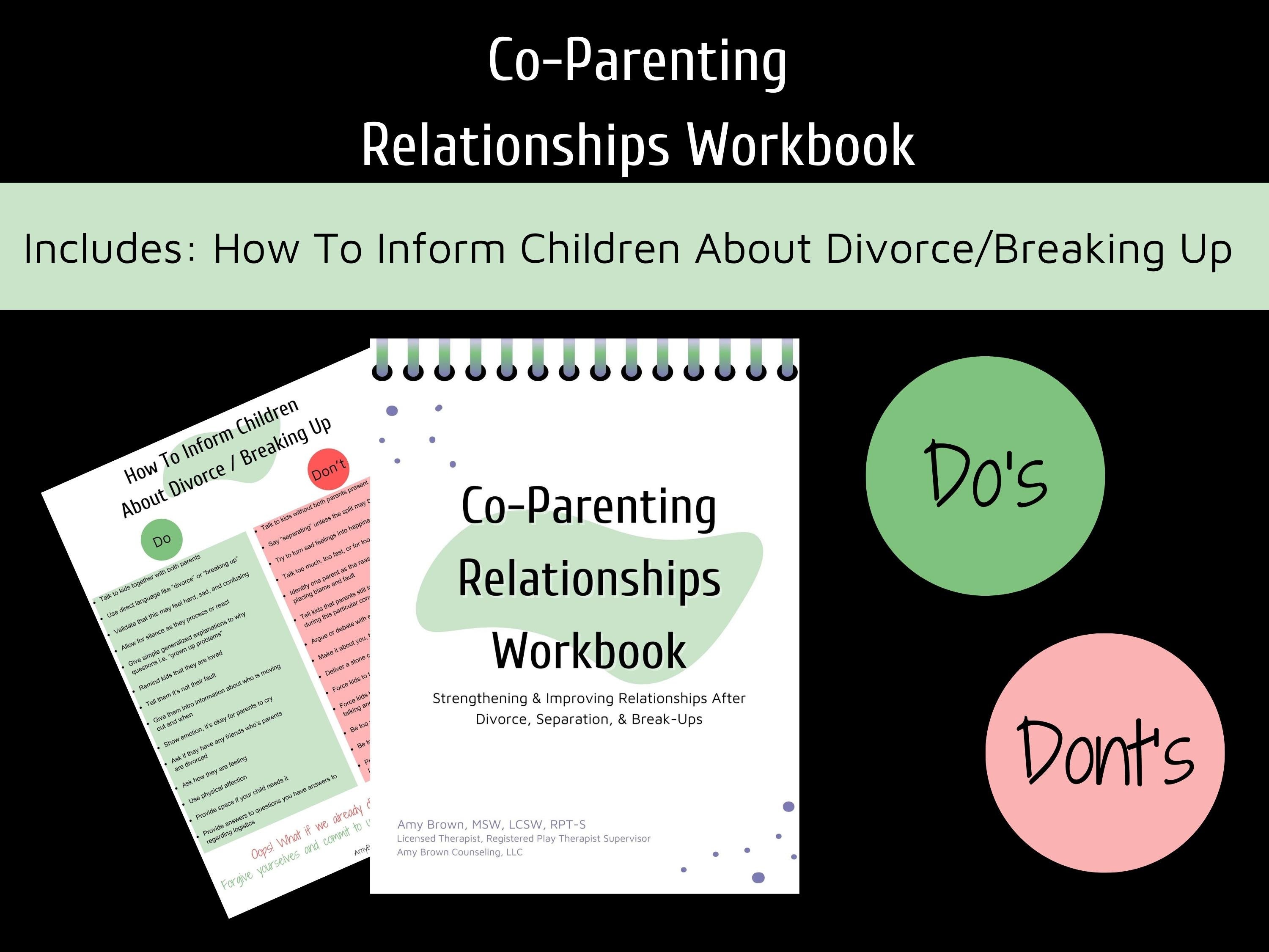 Co-parenting Relationships Workbook: Improving Relationships After ...