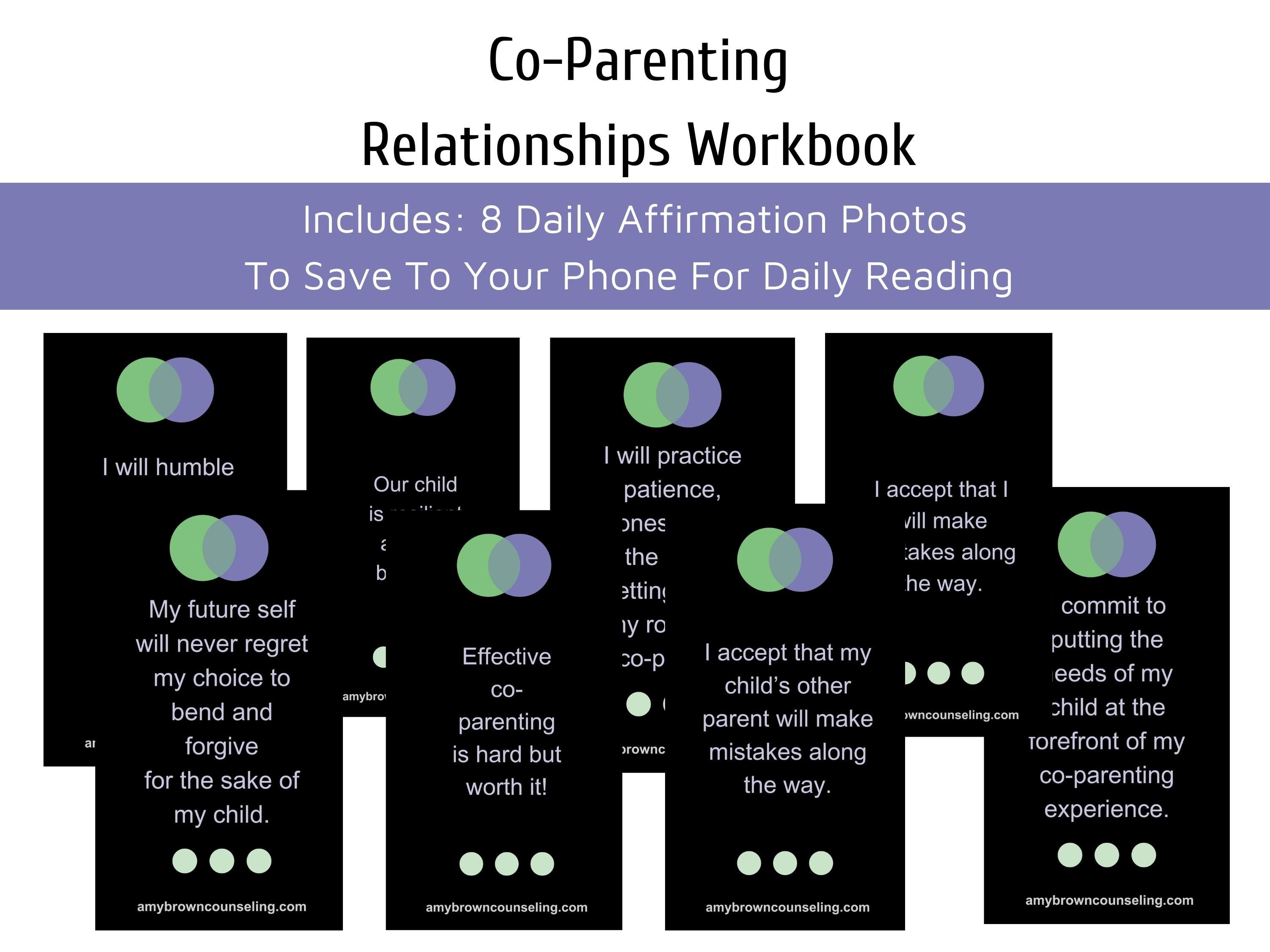 Co-parenting Relationships Workbook: Improving Relationships After ...