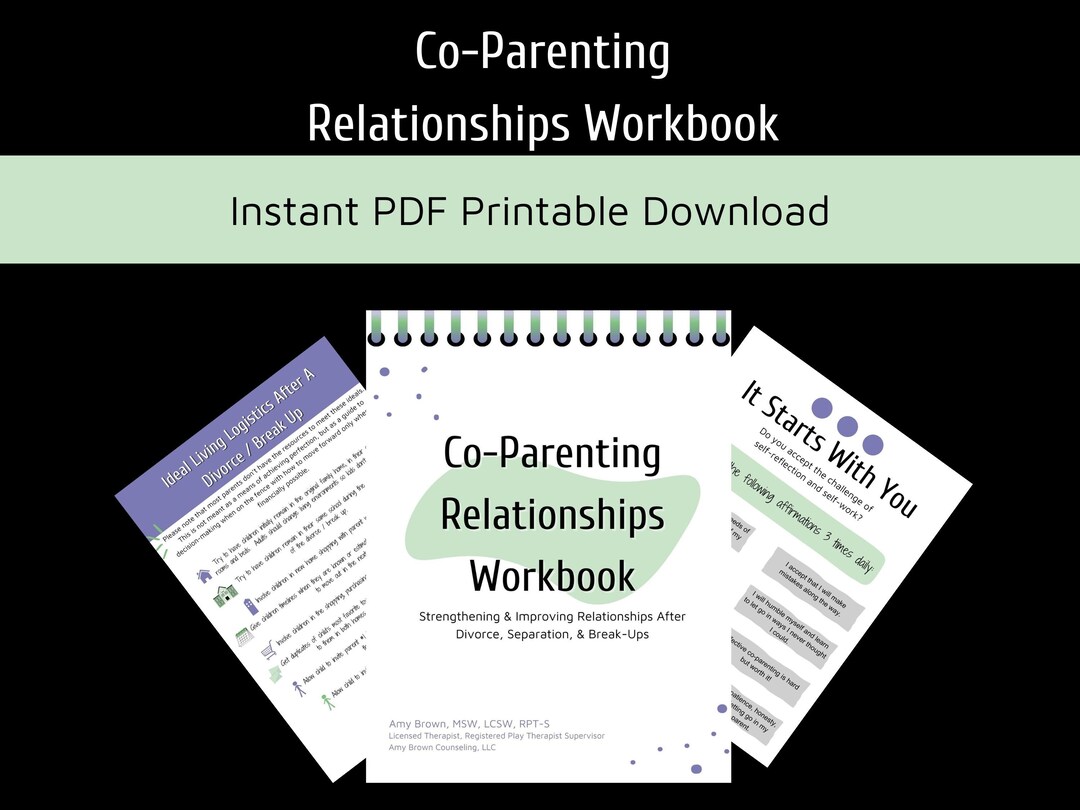 Co-parenting Relationships Workbook: Improving Relationships After ...