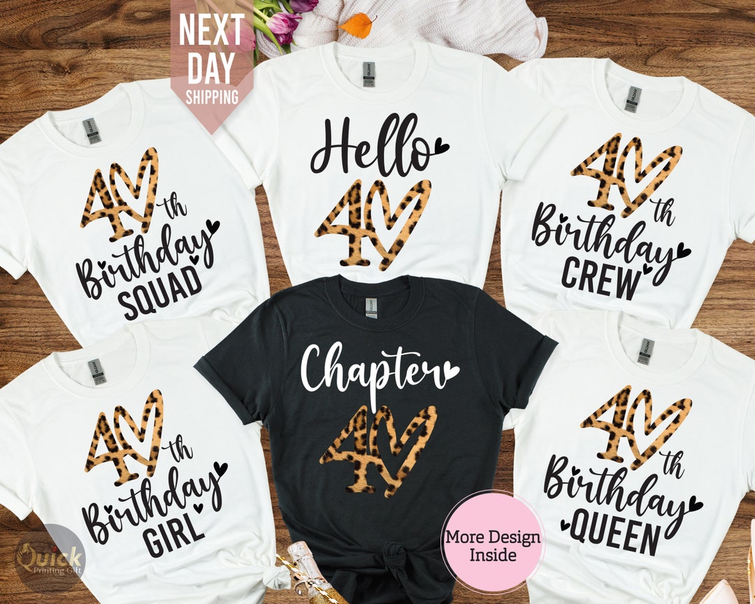 Chapter 40 Birthday Shirt, Group Shirts, 40th Birthday Shirt for Women ...