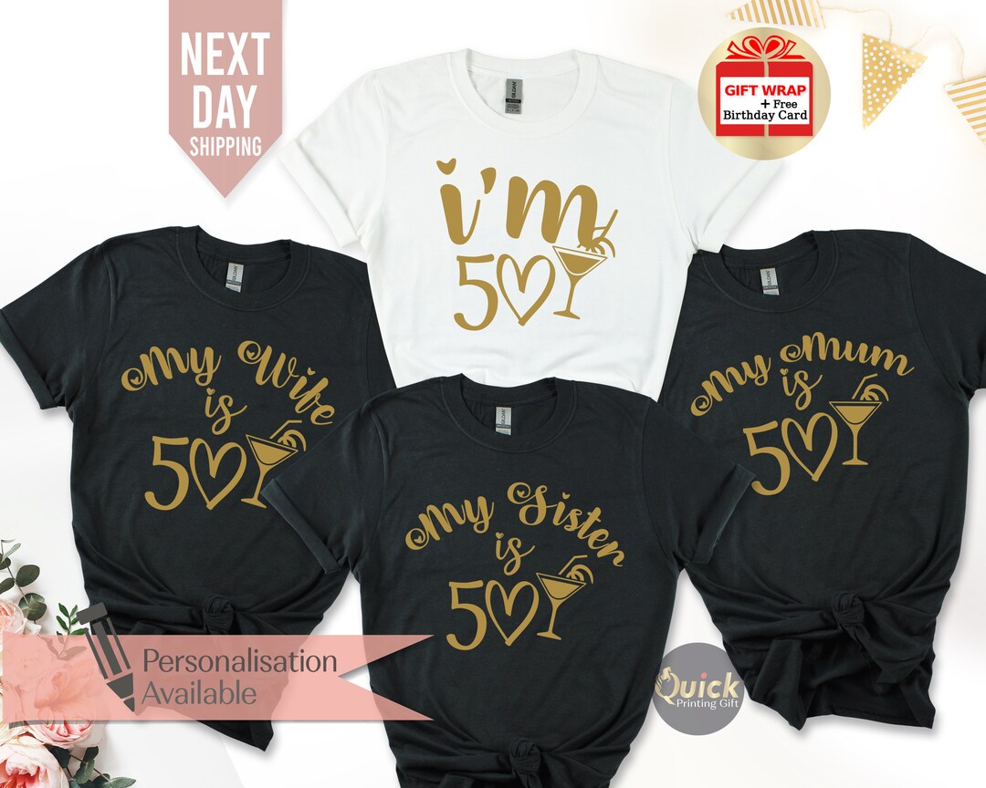 I'm 50 Tshirt,chapter 50 Birthday Shirt, 50th Birthday Shirt for Women ...