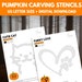 CATS Pumpkin Carving Stencil | Digital Download | Pumpkin Carving ...