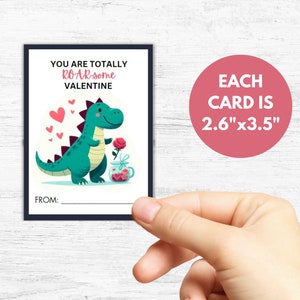 PRINTABLE Kids Dinosaur Valentine Card | Dinosaur Valentine Cards ...