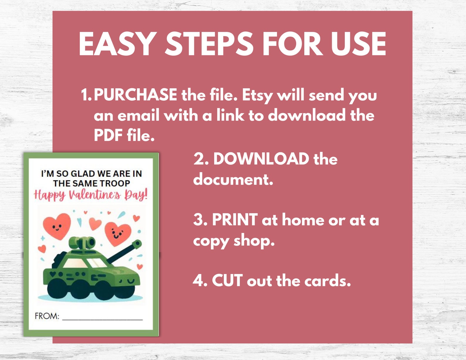 PRINTABLE Kids Army Valentine Card | Army Valentine Cards | Class ...