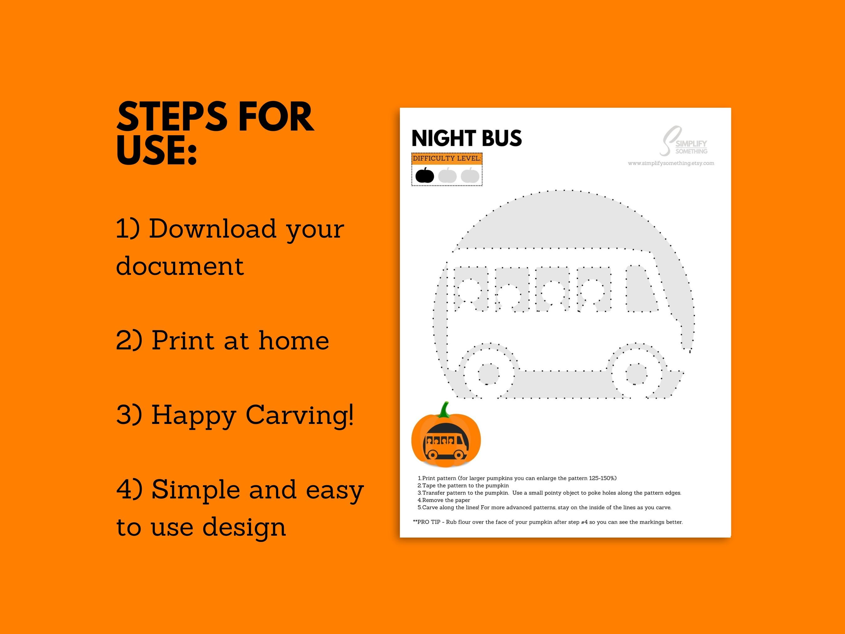 CARS Pumpkin Carving Stencil | Digital Download | Pumpkin Carving ...