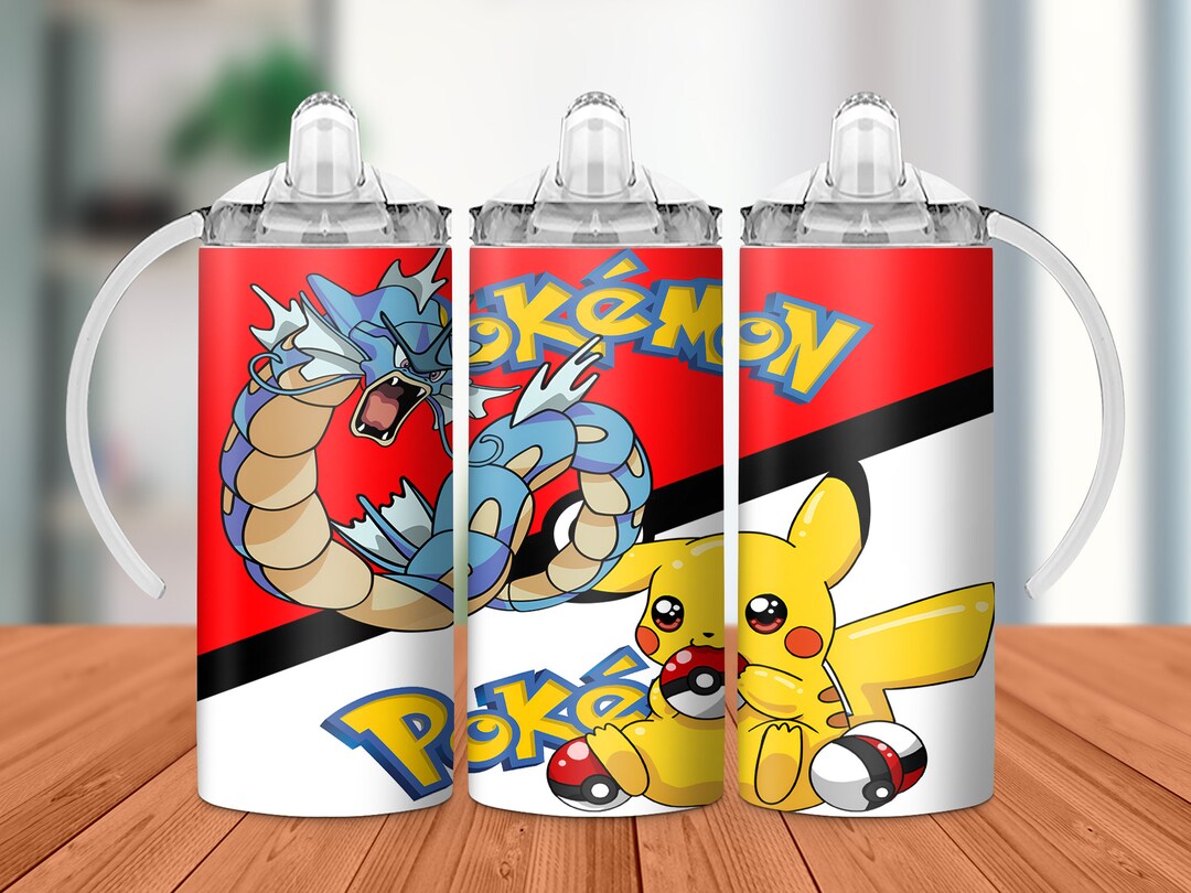 Pokemon 12oz Sippy Cup Design Bundle, Cartoon Kids 12oz Tumbler ...