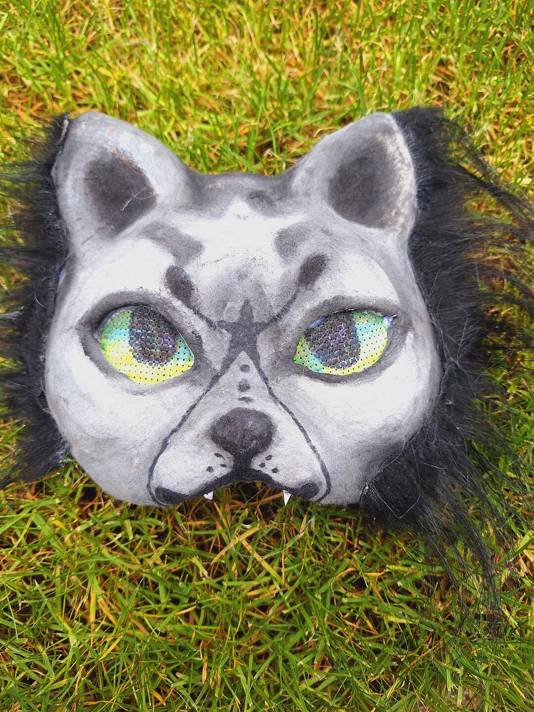 Grey Cat Mask - Etsy Australia