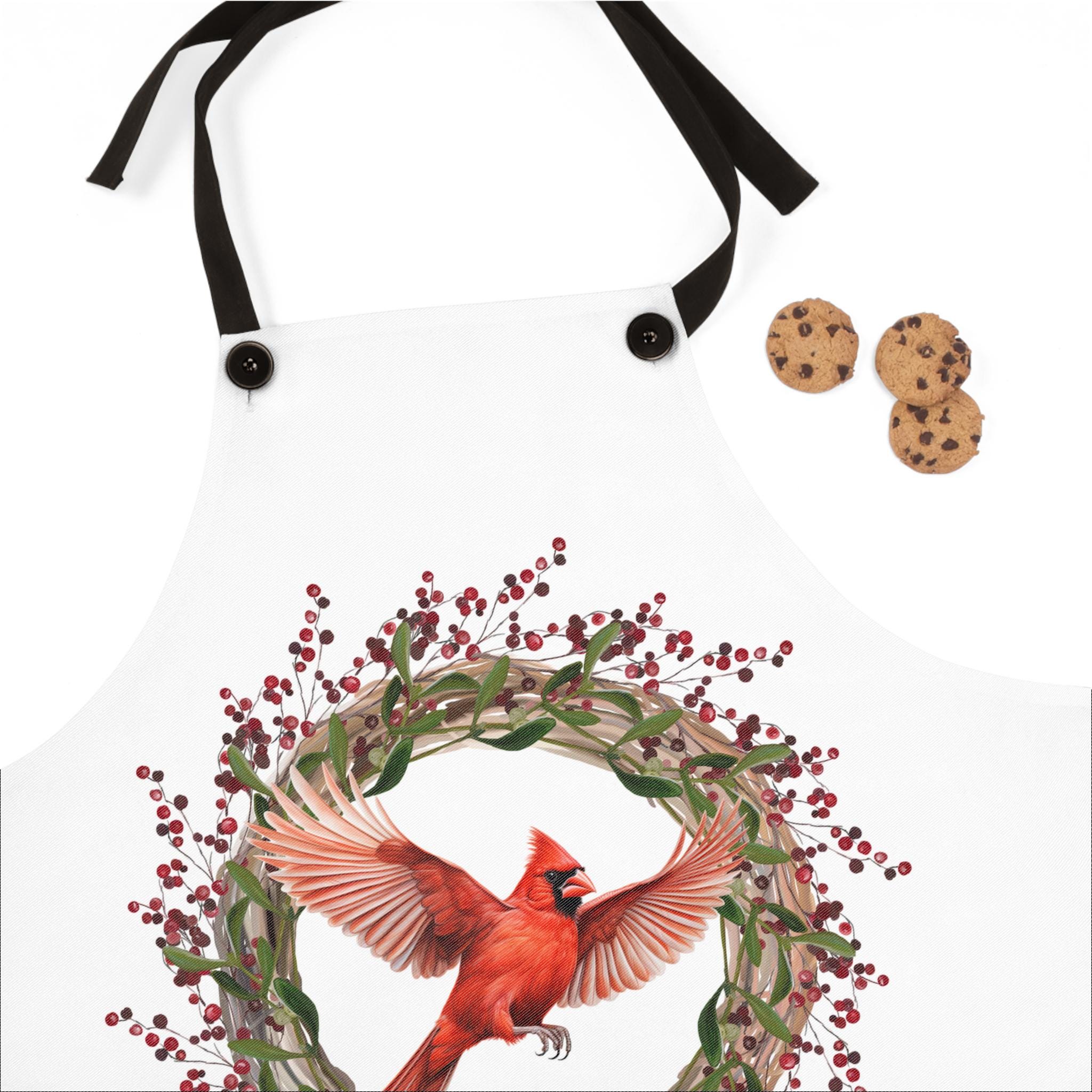 Apron AOP, Cardinal Apron,cardinal Kitchen Decor, Chefs Cardinal Apron ...