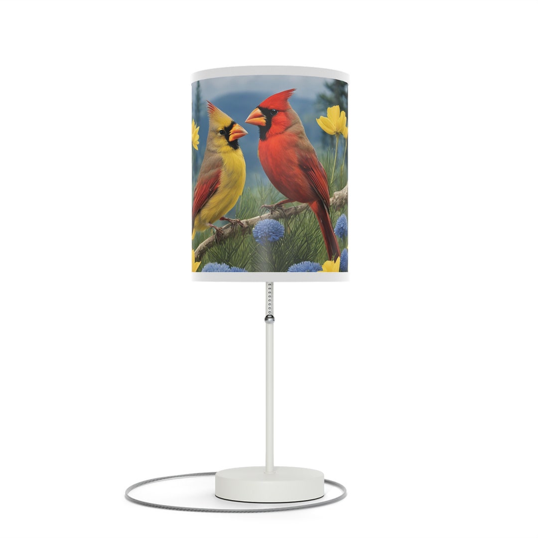 Lamp on a Stand, US|CA Plug,cardinal Lamp,cardinal Lover Home Decor ...