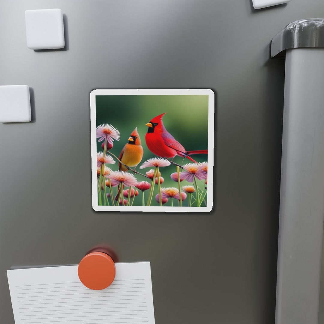 Die-cut Magnets,cardinal Magnets, Cardinal Favors, Cardinal Die Cut ...
