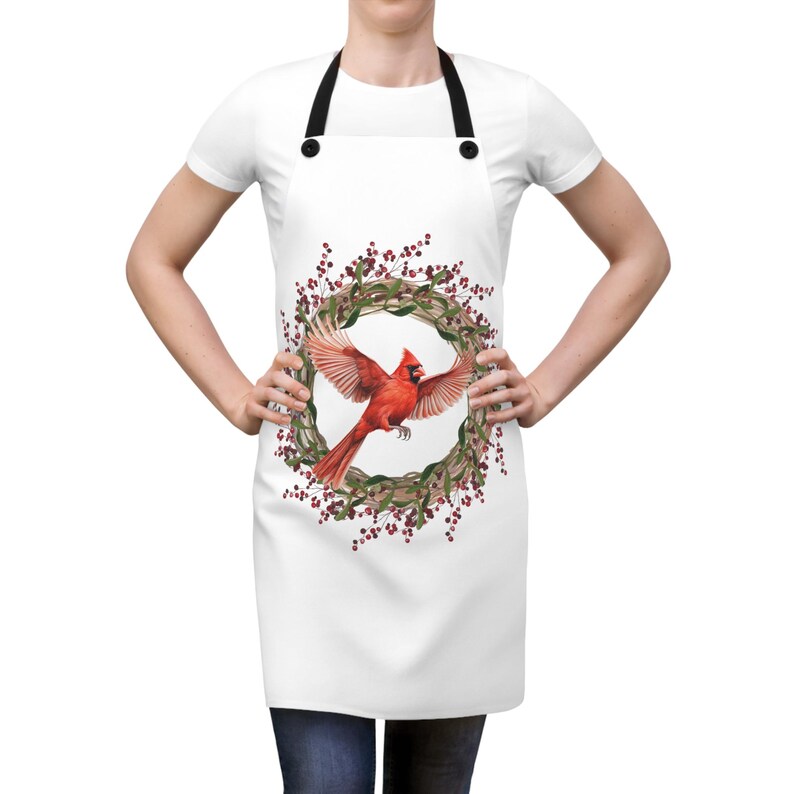Apron (AOP), Cardinal Apron,cardinal Kitchen Decor, Chefs Cardinal ...