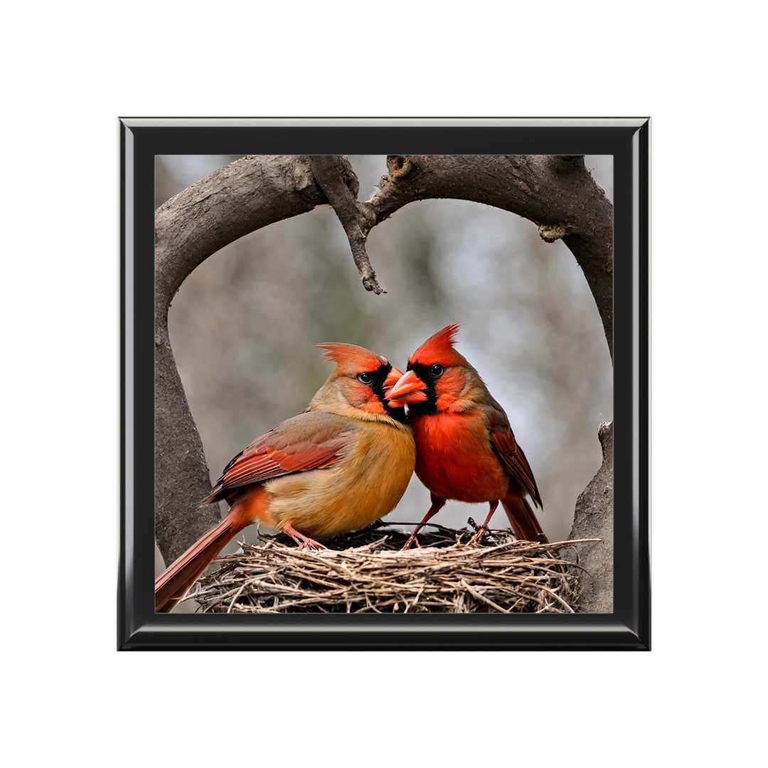 Jewelry Box, Cardinal Theme Jewerly Box, Cardinal Ring Box,mothers Day ...