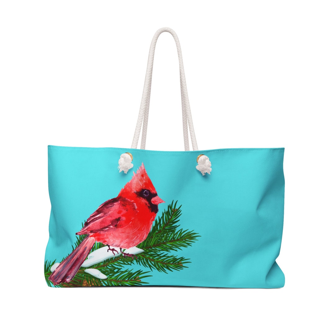 Weekender Bag, Cardinal Weekender, Red Cardinal Carry On, Cardinal Tote ...