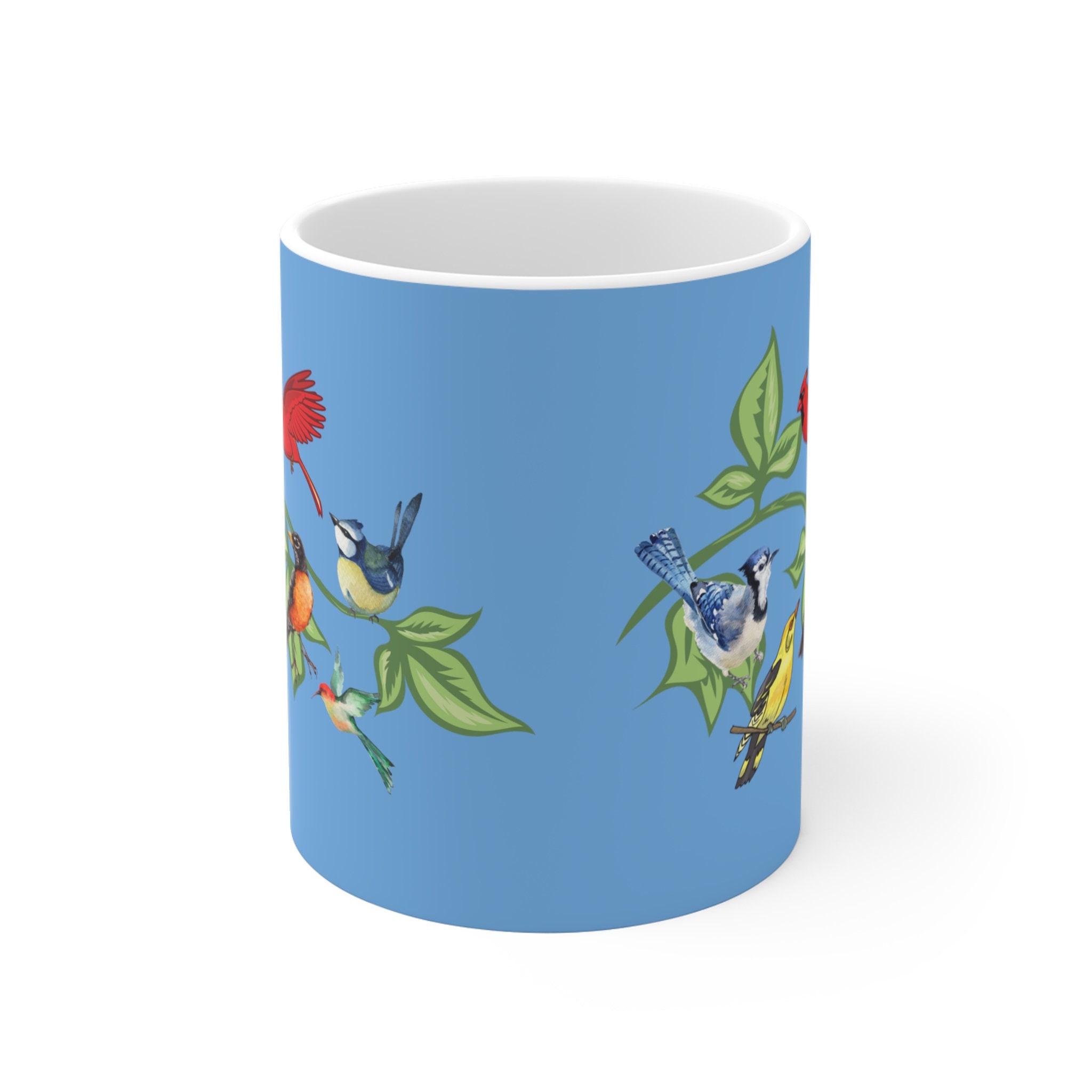 Mug 11oz,birds Mug Design,backyard Birds Cup,bird Lovers Gift, Birding ...