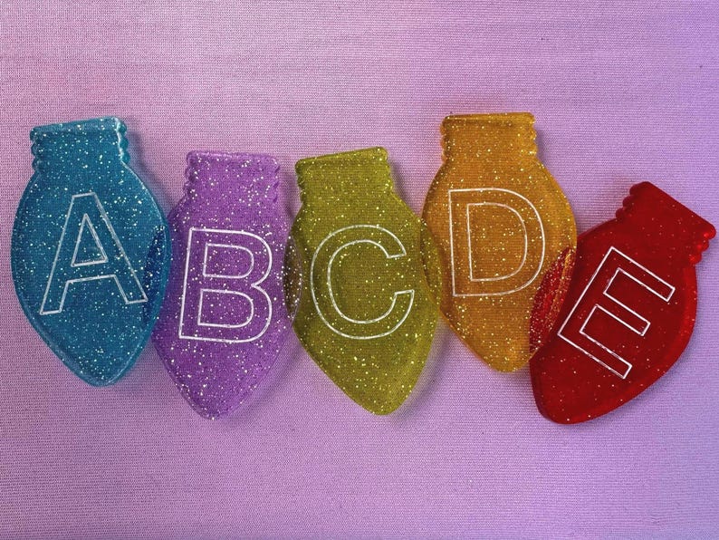 Christmas Light Alphabet Puzzle Lid for Trofast/flisat Sensory Bins - Etsy