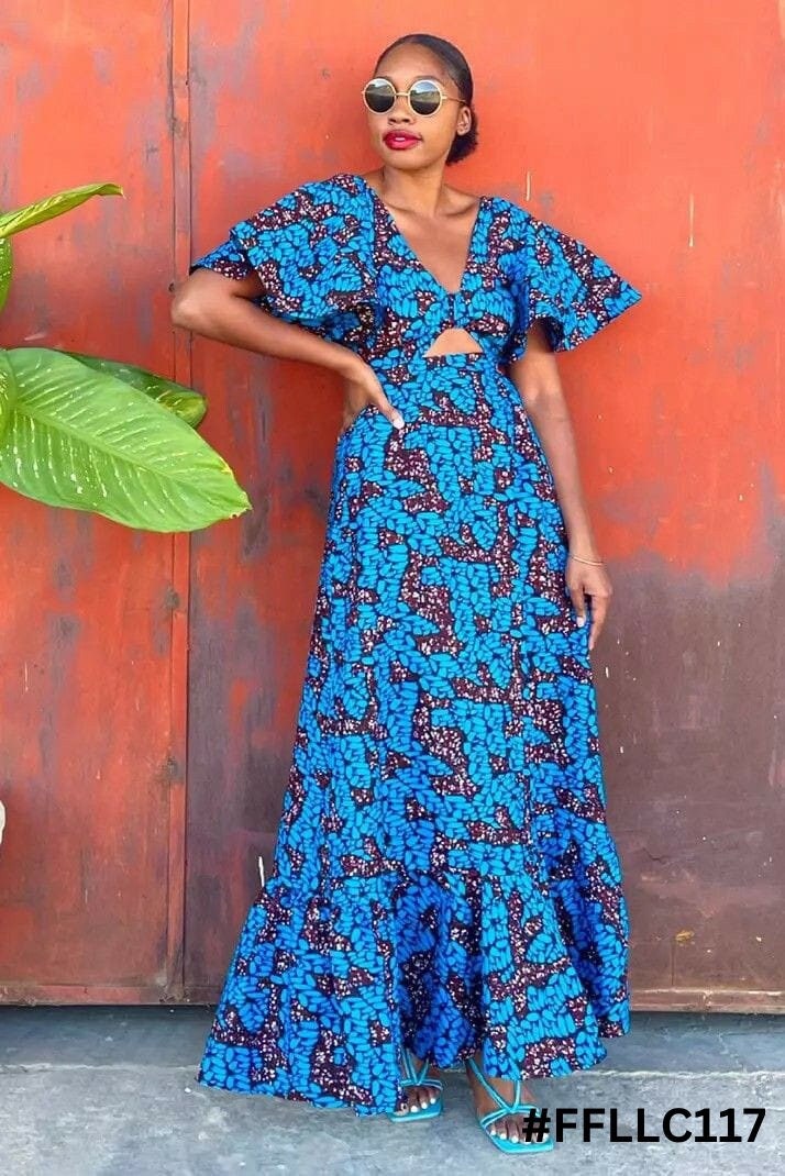 African Designer Dress African Clothing Accra Clothing - Etsy