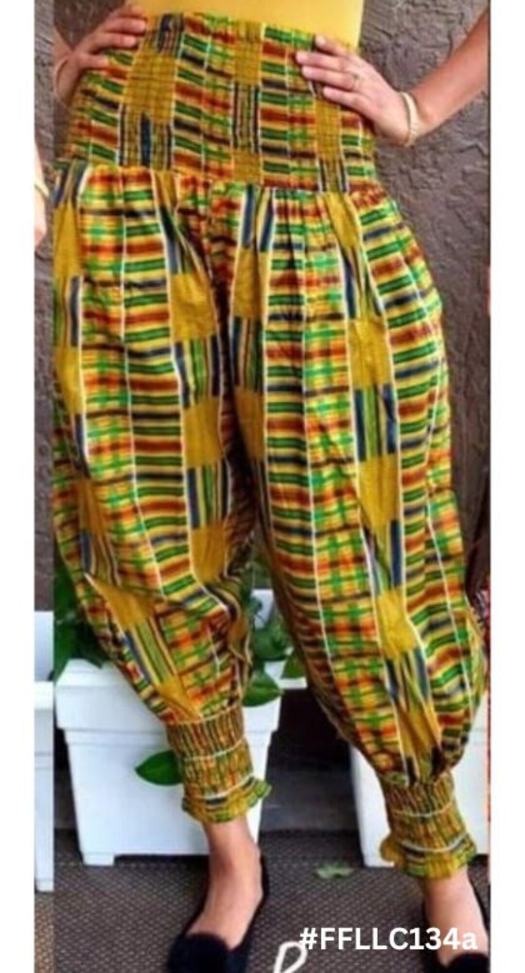 Kente African Pants African Clothing Ghana Clothing Print - Etsy