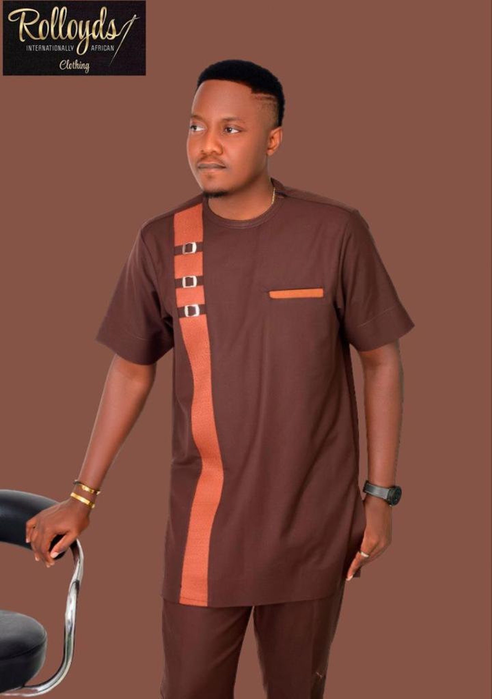 African Men Shirt Summer Dashiki Style, Embroidered African Clothing ...
