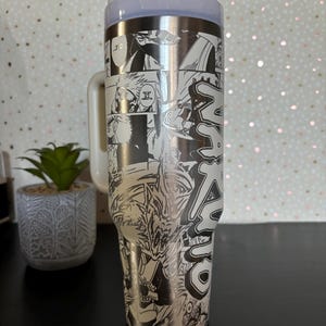 Anime Ninja 40 Oz Laser Engraved Tumbler - Etsy