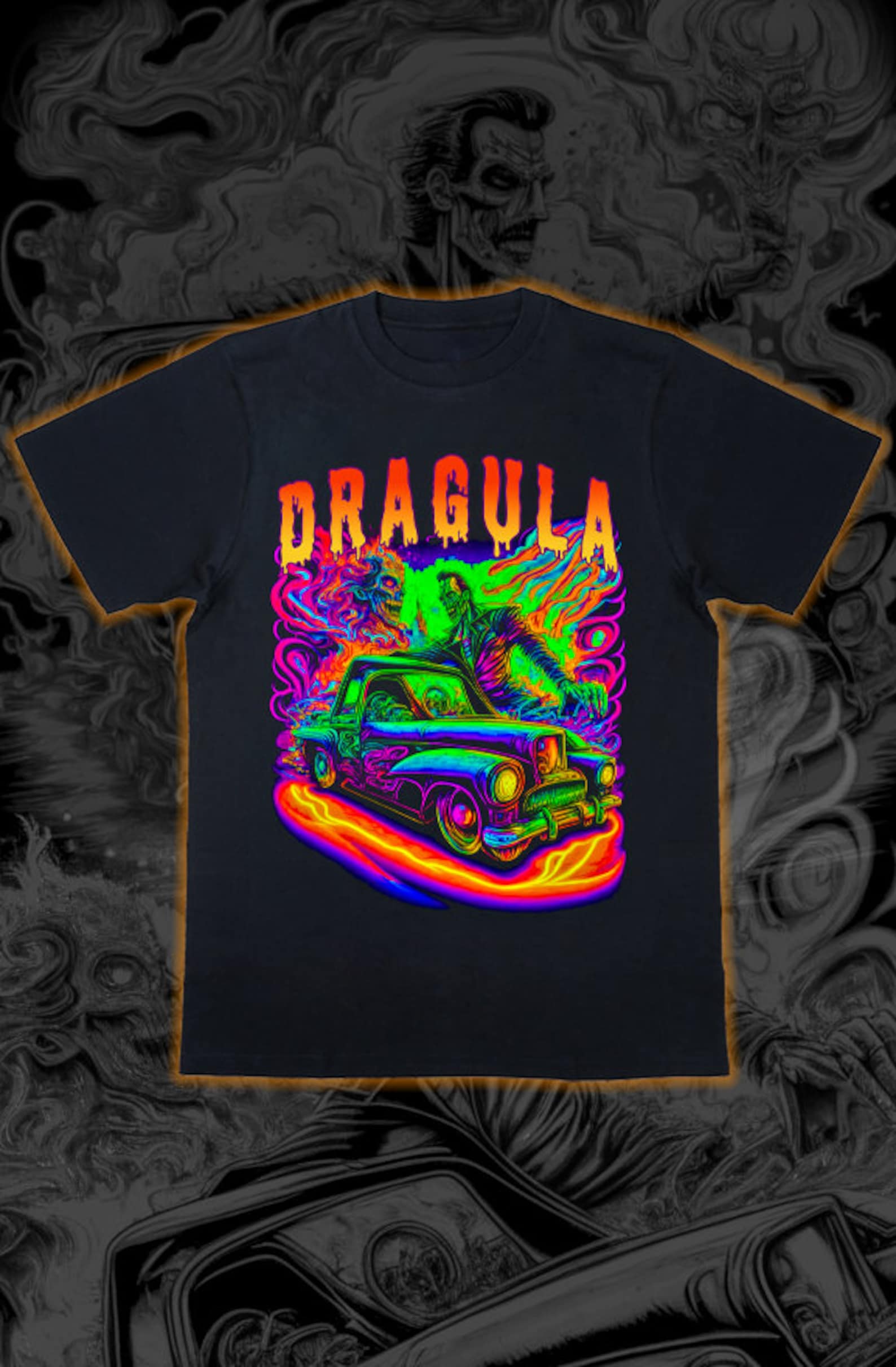Dragula Hot Rod Truck Bella Canvas T-shirt - Etsy
