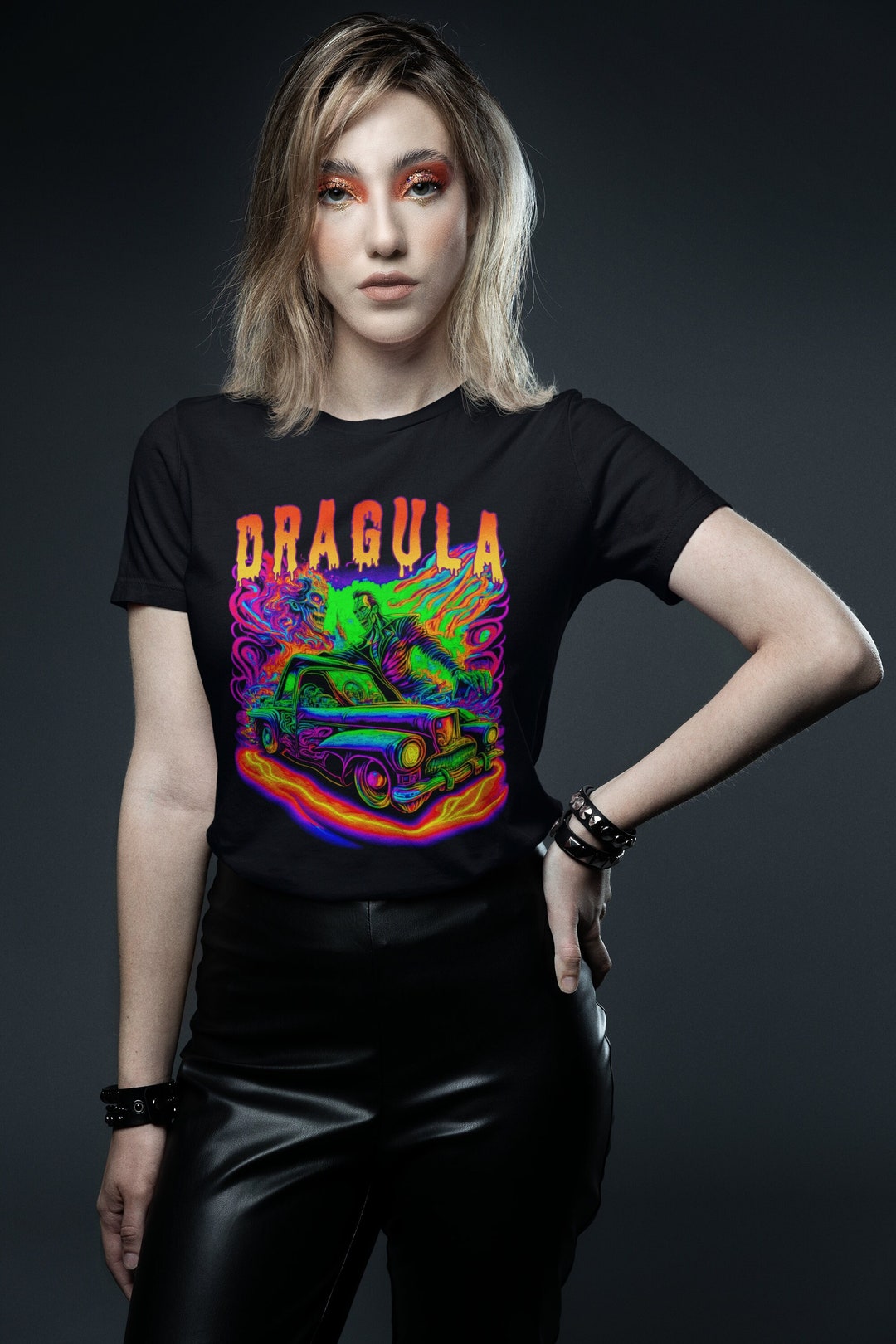 Dragula Hot Rod Truck Bella Canvas T-shirt - Etsy