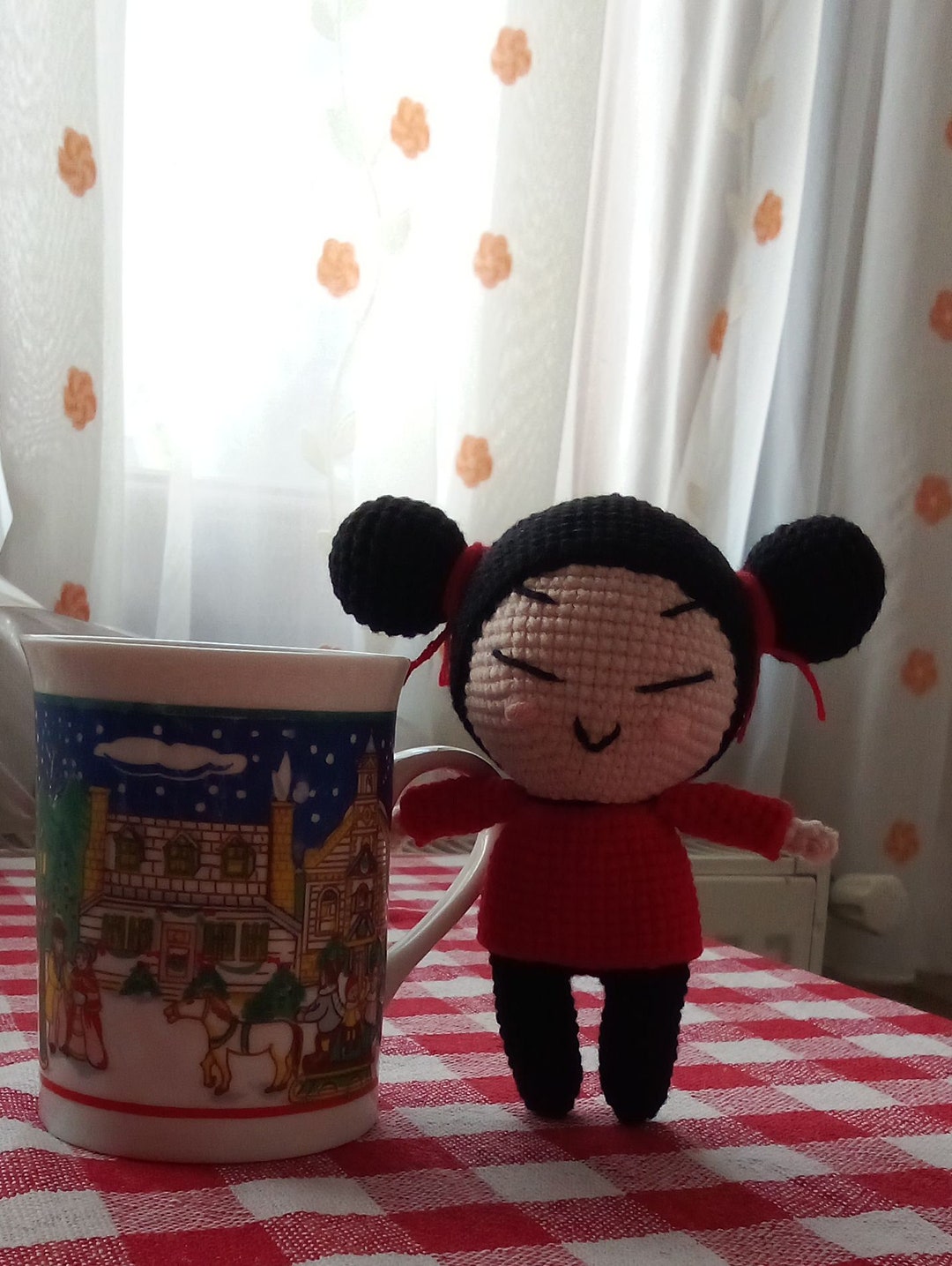 Handmade Kawaii Pucca Baby Crochet Doll - Etsy