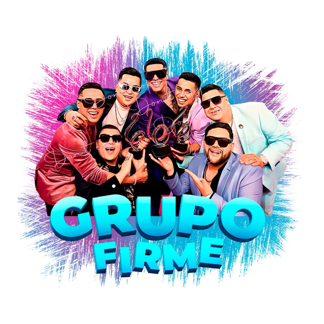 Grupo Firme PNG Digital Download File, Sublimation Eduin Caz - Etsy